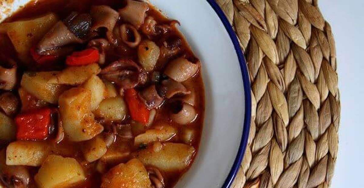 Guiso de Calamares - Mari Cocinillas